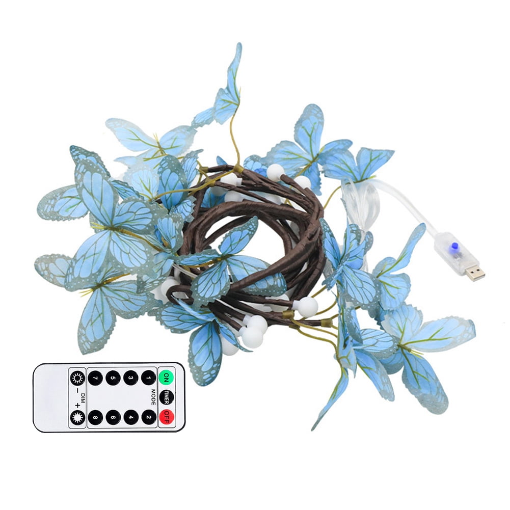 HBASD Led Willow Vine String Lights 8 Modes Lights Decor Daily Lighting ...
