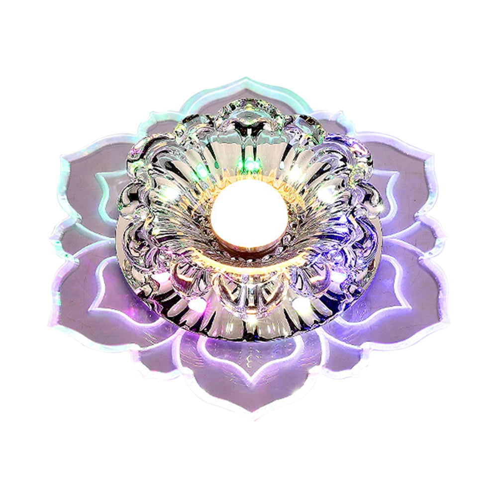 HBASD Modern Led Crystal Ceiling Lights Surface Mounted Porch Lamp ...
