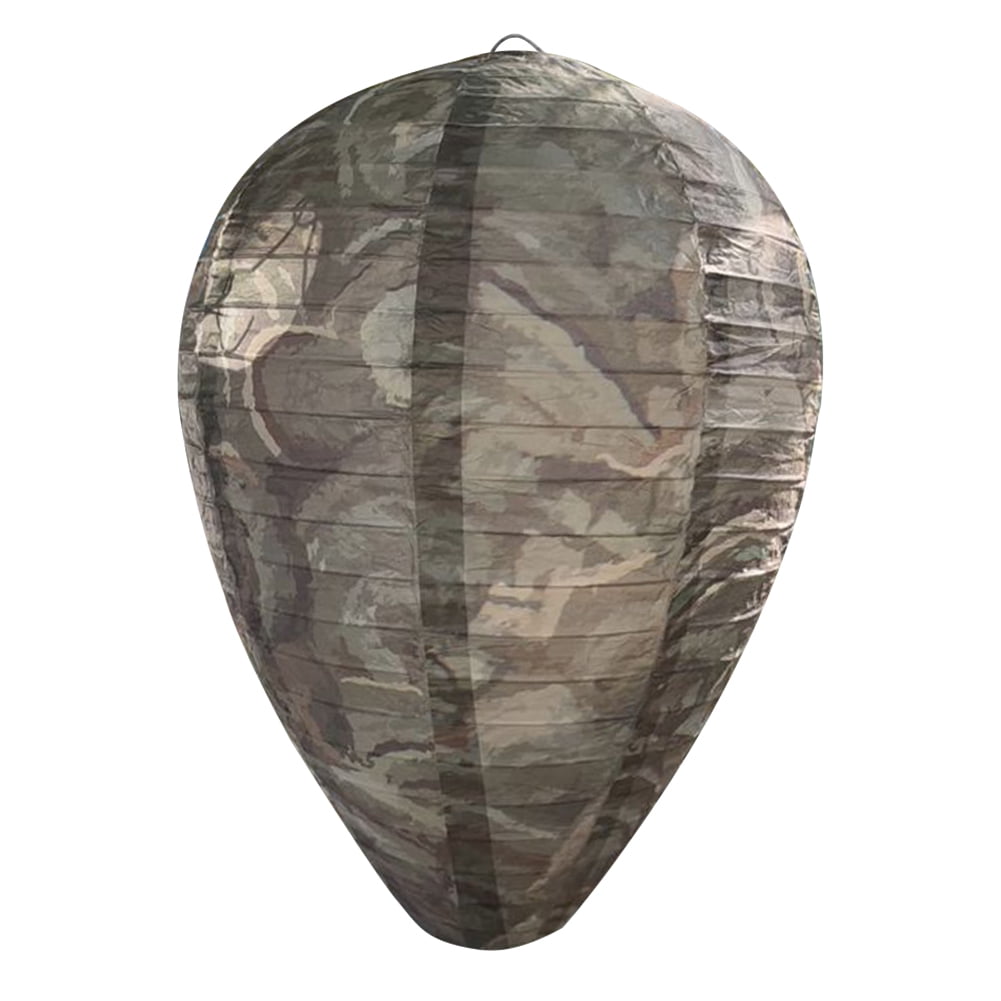 HBASD Paper Wasp Nest Decoy, Hanging Wasp for Wasps Hornets Yellow ...