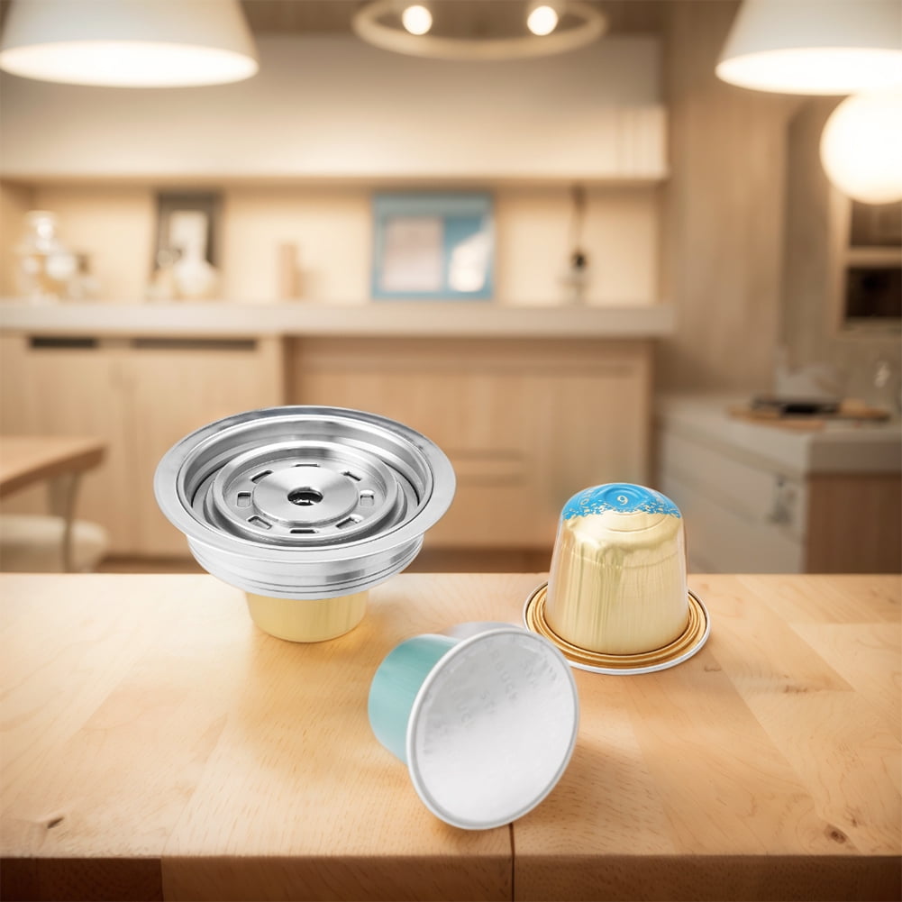 HBASD Reusable Stainless Steel Coffee Pods Adapter Converter Holder for ...