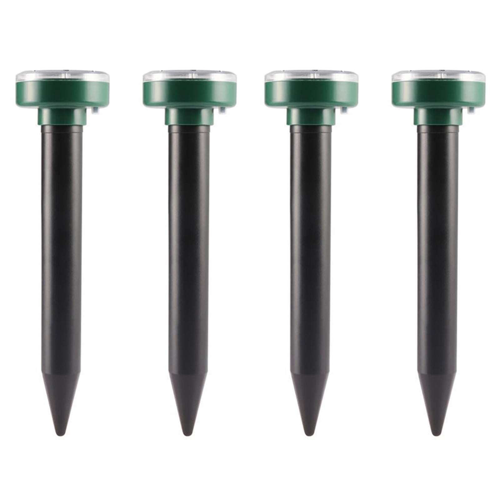 HBASD Solar Mole Repellent - 4 Pack Waterproof Gopher Repellent Solar ...