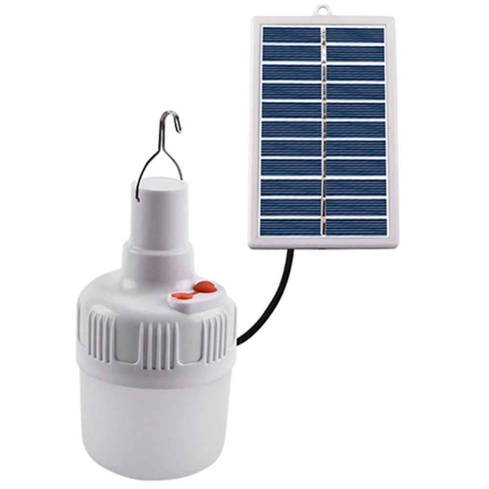 HBASD Solar Powered Lamp Solar Panel Led Hanging Light Outdoor Lighting ...