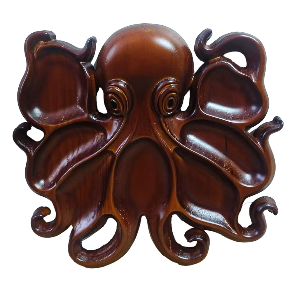 HBASD Unique Octopus Charcuterie Platter, Octopus Serving Tray for ...