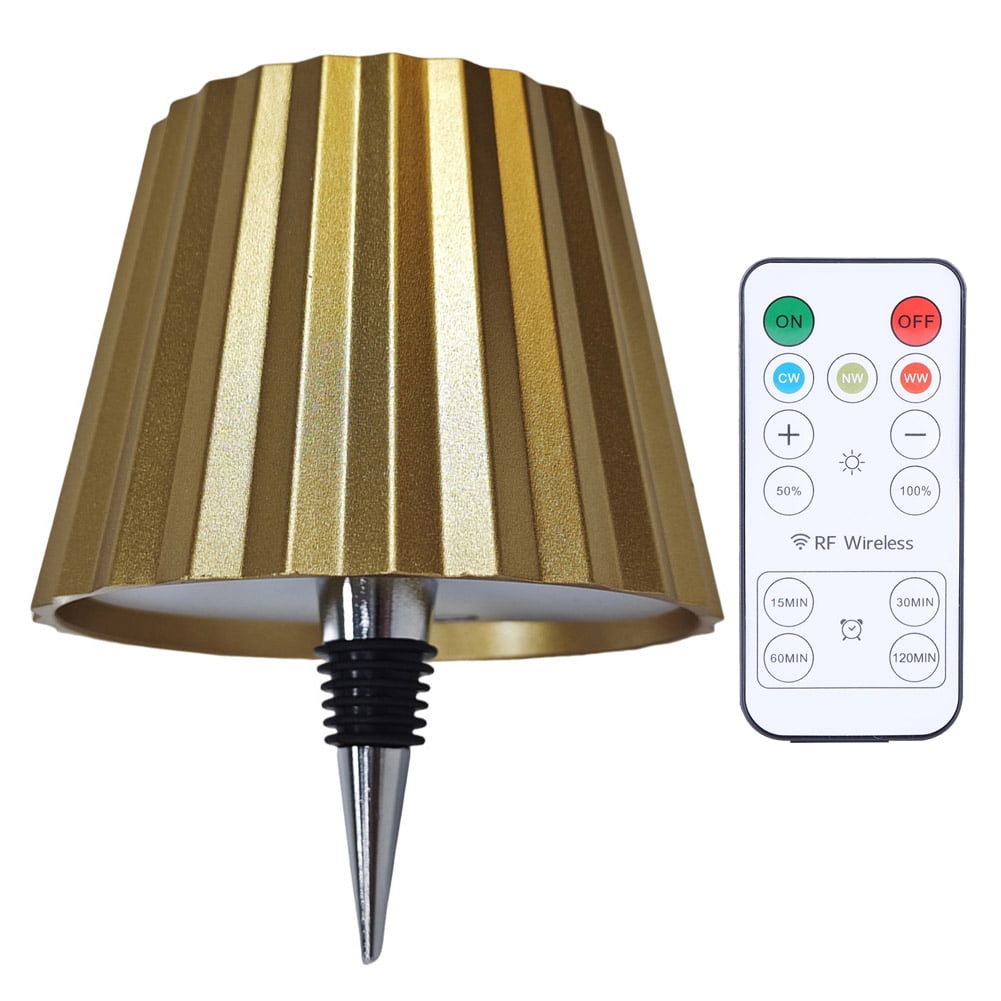 HBASD Wireless Bottle Lamp Cordless Desk Lamp For Living Room Bedroom ...