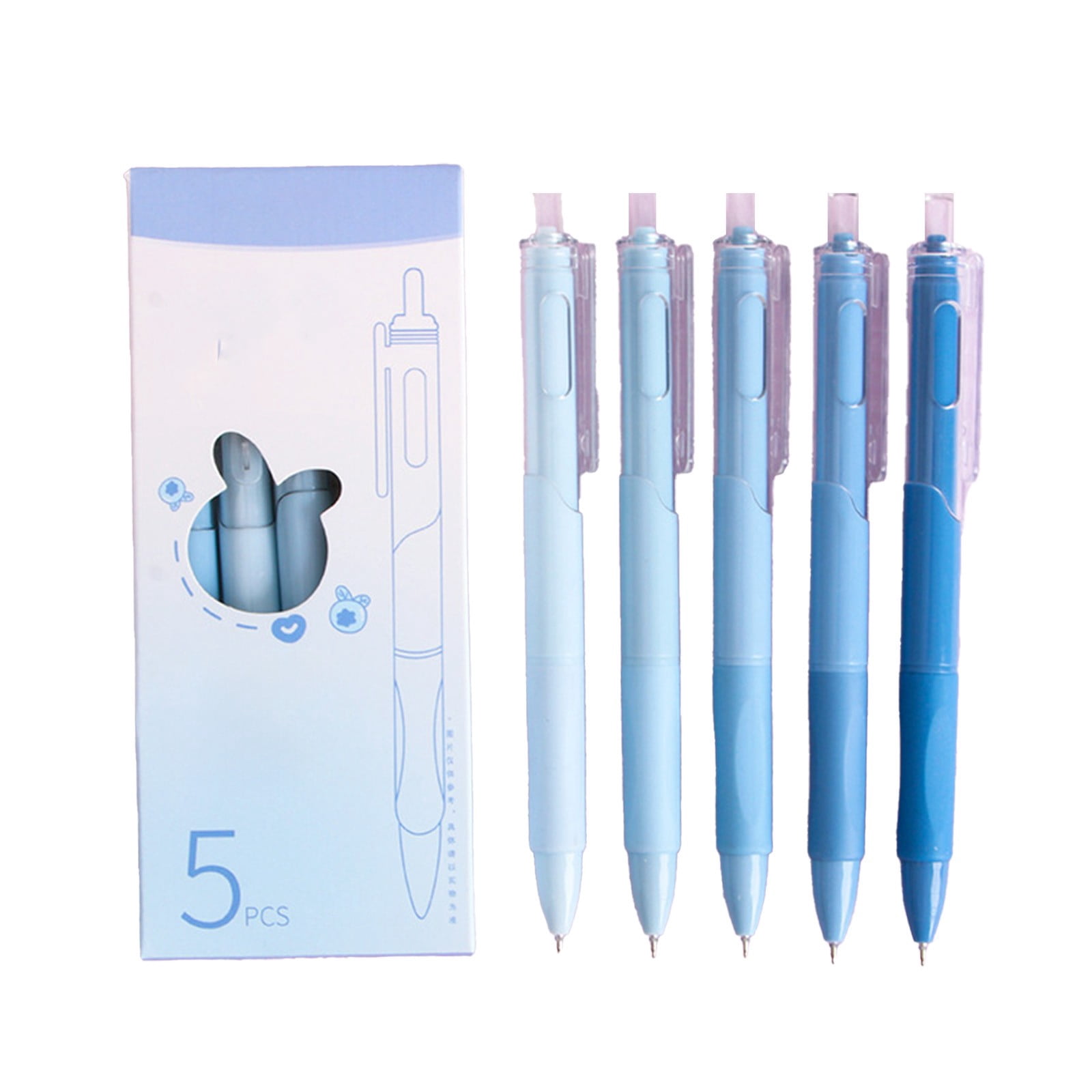 HBBKVI 10 Pcs Pens Set, Morandis Series Black Pen High Value Push ...