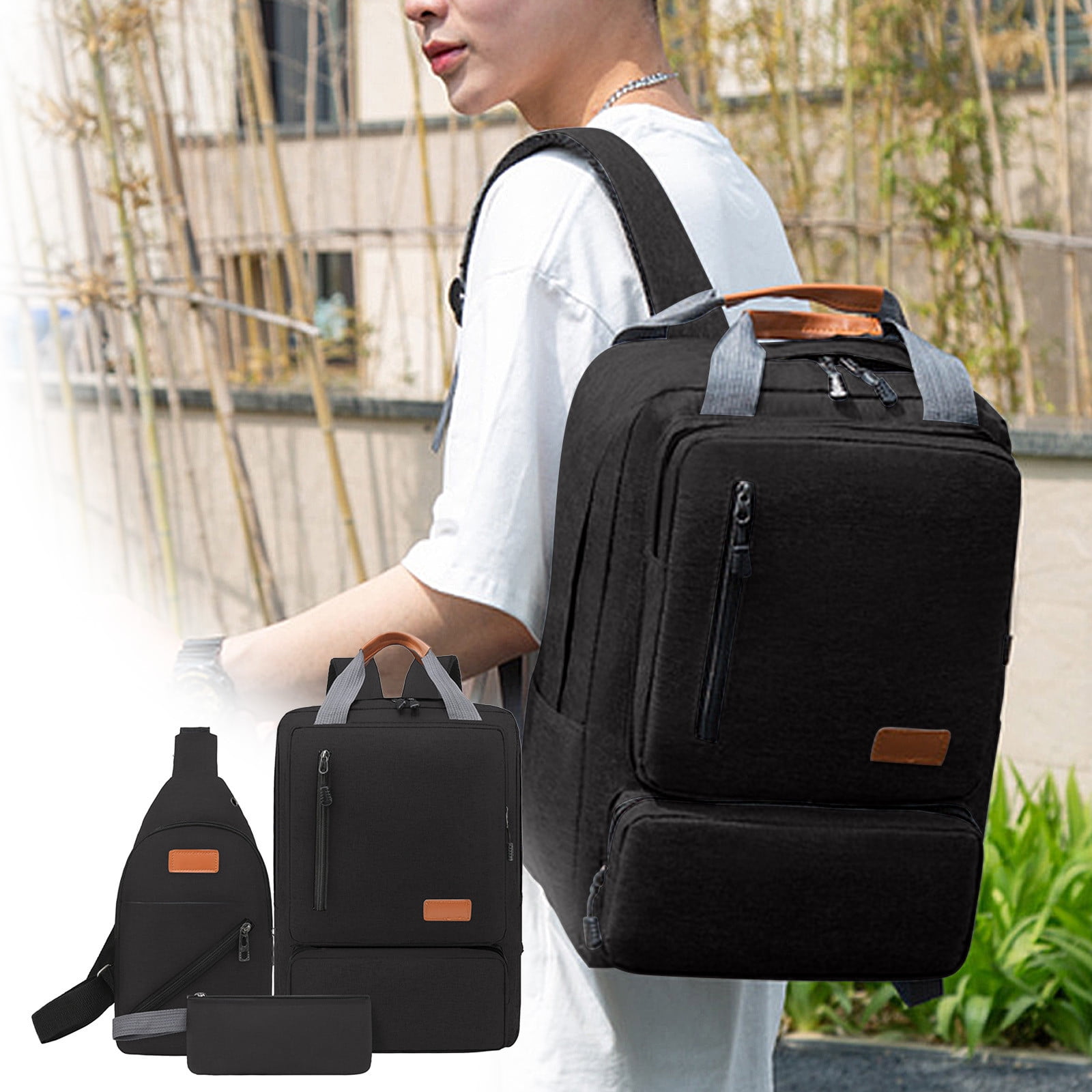 HBBKVI 18" Travel Laptop Backpack,Anti Theft Slim Durable Bookbag ...