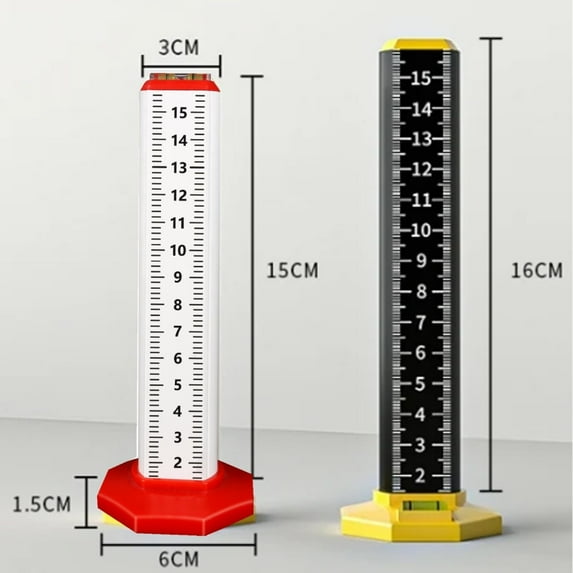 HBBKVI 1ml Magnetic Base Ceiling Leveling Ruler Tool Light Steel ...