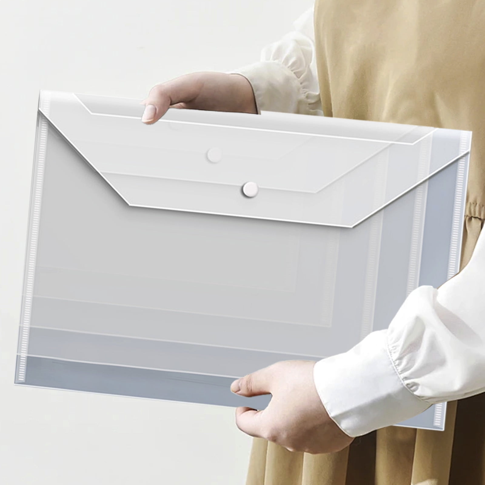 HBBKVI 20 Pack File Folders, Plastic File Folders for Documents Filing ...