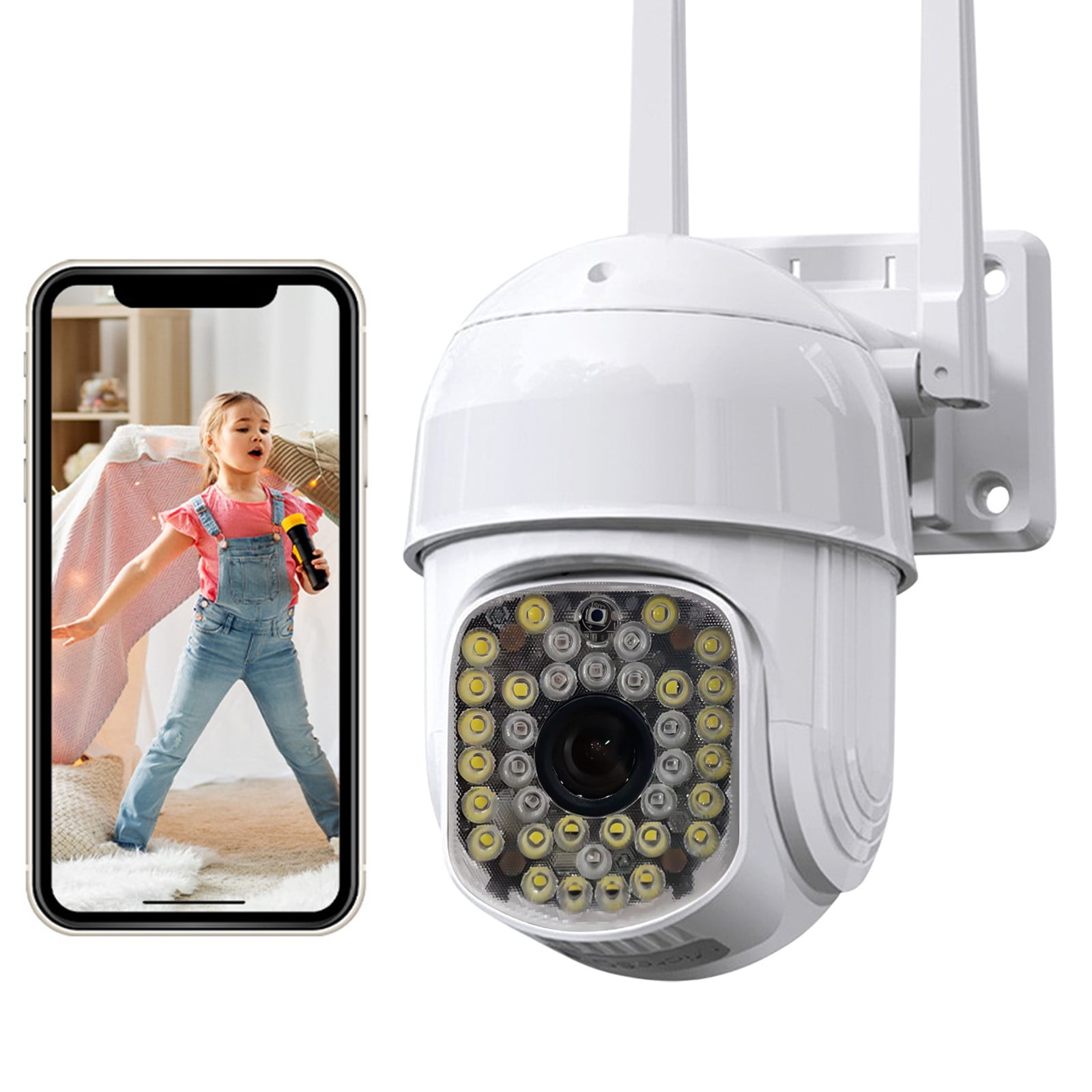 HBBKVI 2MP Security Camera Outdoor 2.4GHz WiFi Home Surveillance ...