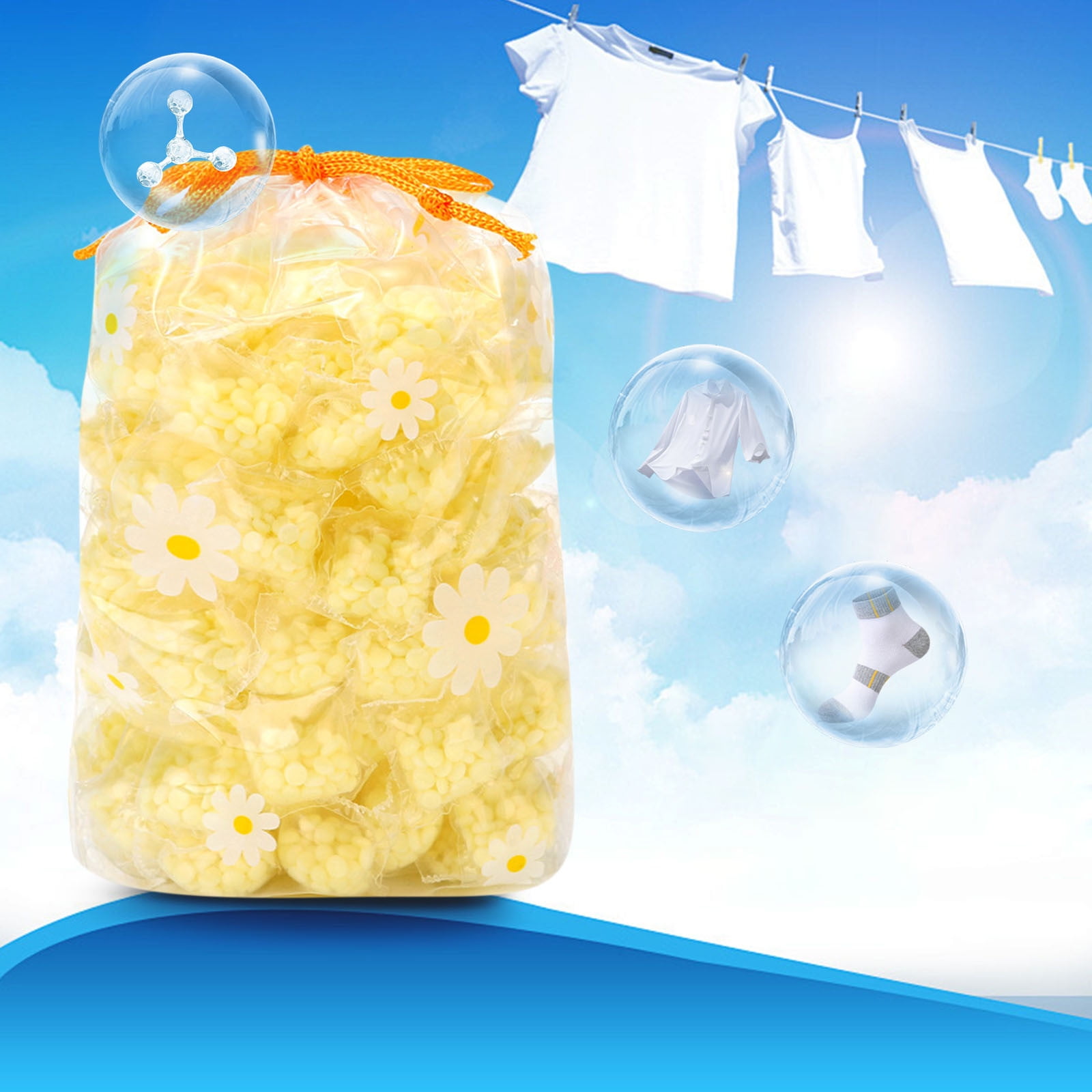 HBBKVI 50pcs Laundry Perfume Beads Laundry Amplifier Laundry Perfume ...