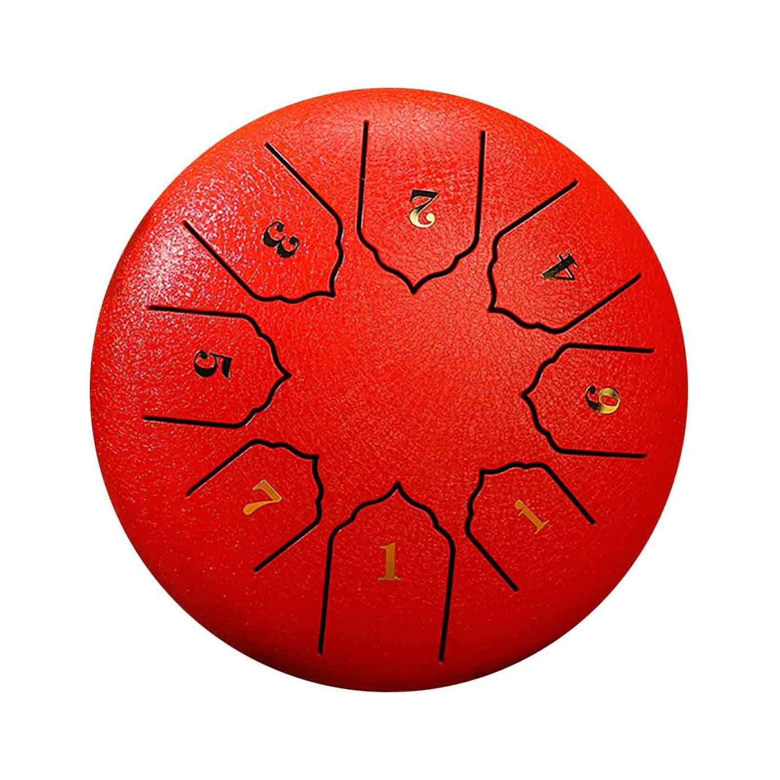 HBBKVI 6.3in Steel Tongue Drum with 8 Notes Buddha Stones Steel Tongue ...