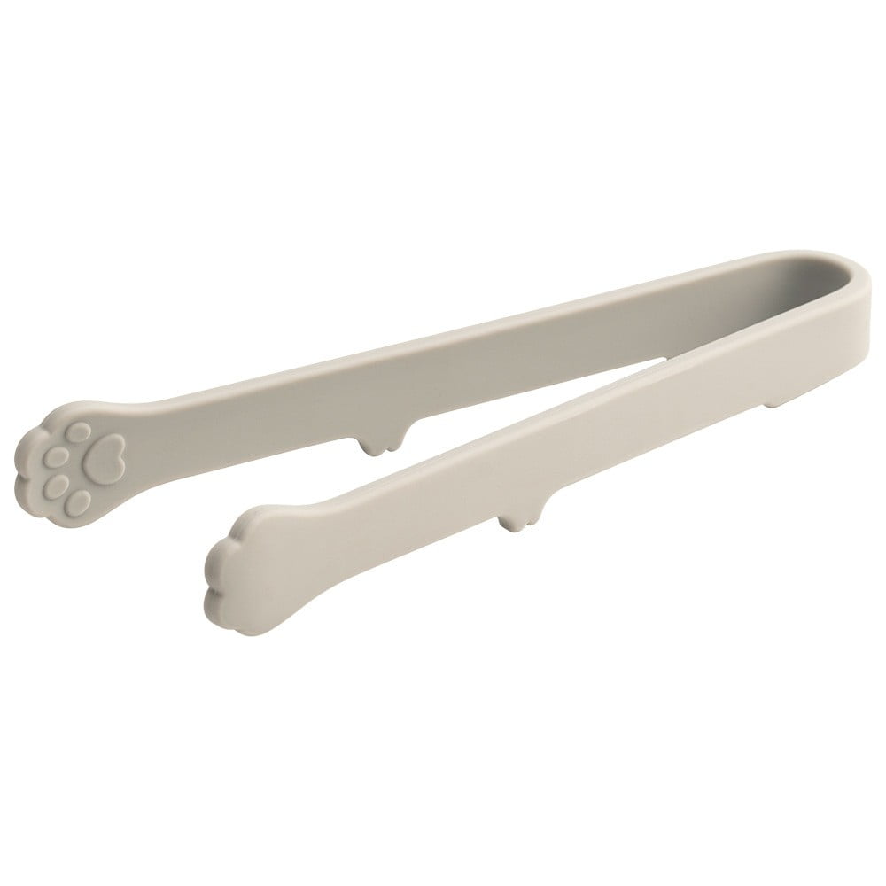 HBBKVI Adorable Paw-Shaped Silicone Food Tongs, Heat-Resistant ...