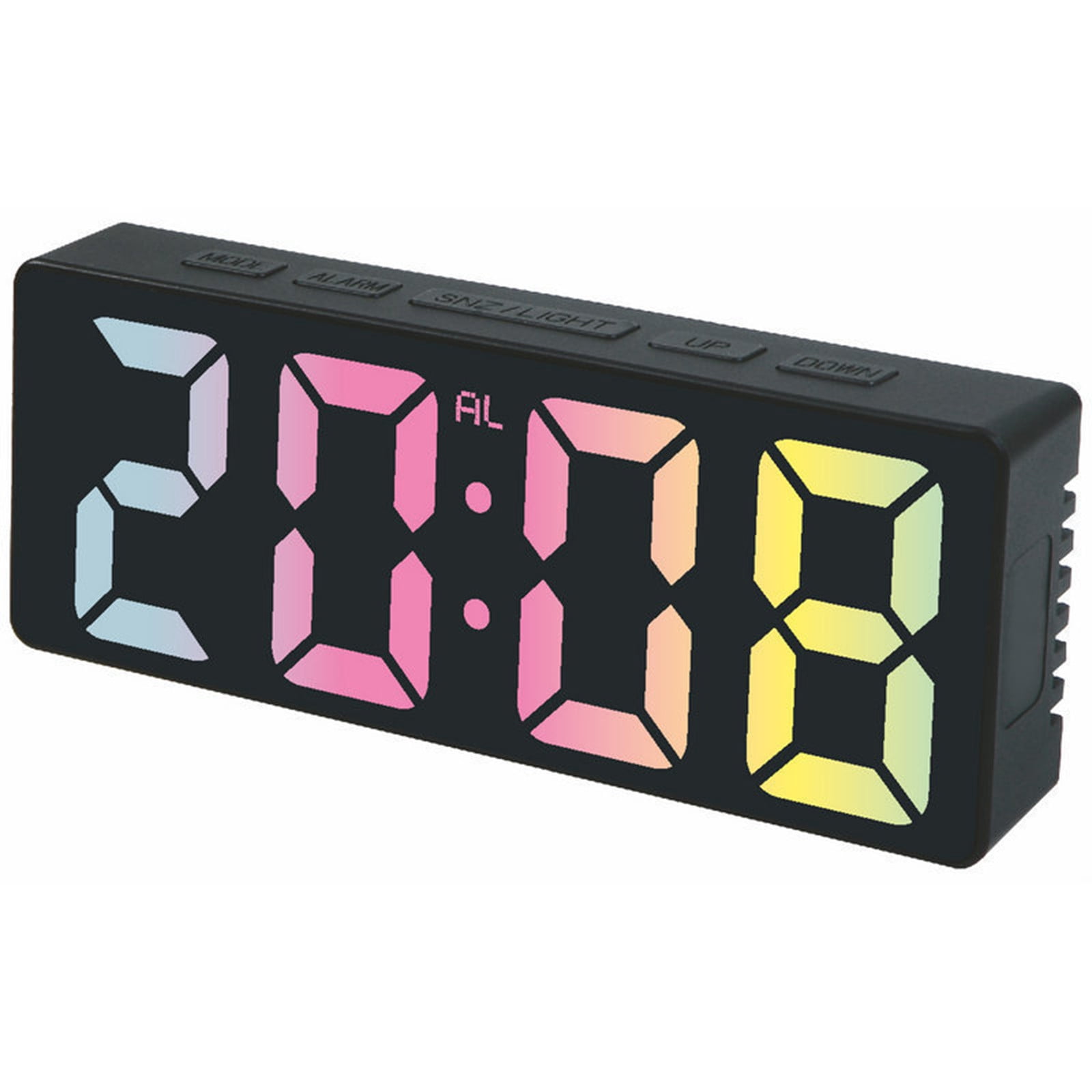 HBBKVI Alarm Clock, Backlight LED Display Digital Clock for Home Office ...