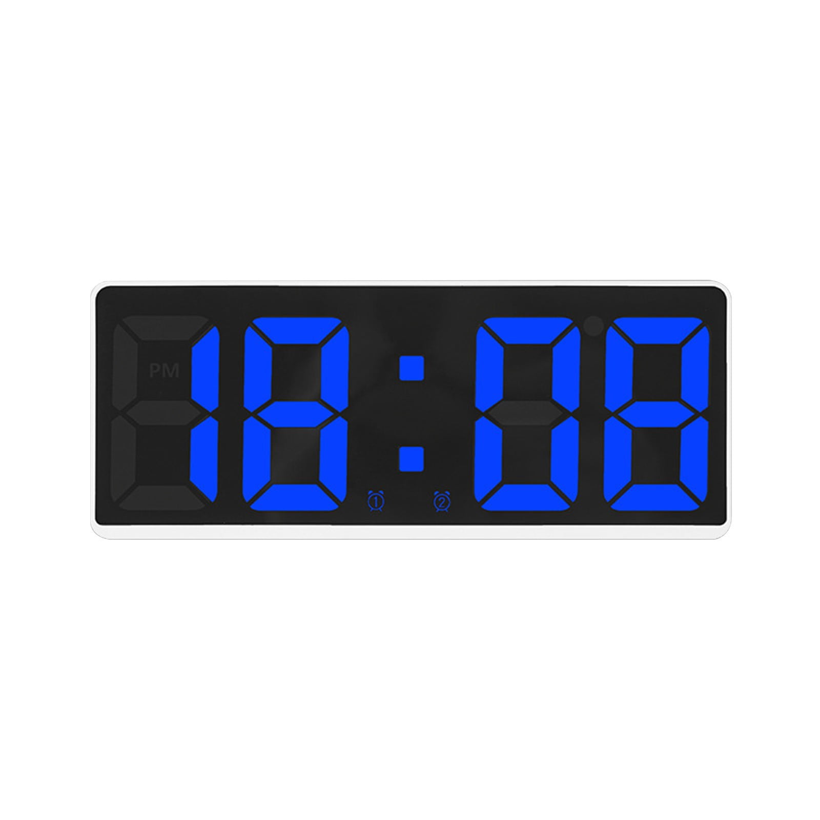 HBBKVI Alarm Clock, Voice Controlled Dual Alarm Digital Clock for ...