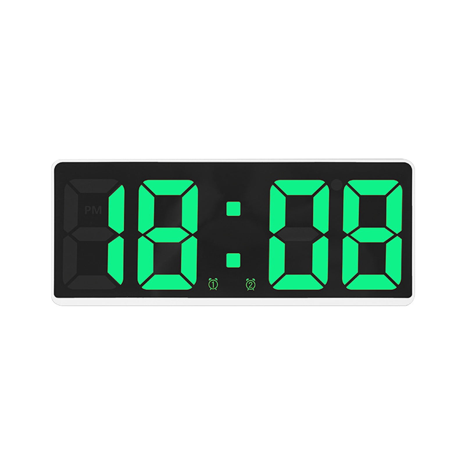 HBBKVI Alarm Clock, Voice Controlled Dual Alarm Digital Clock for ...
