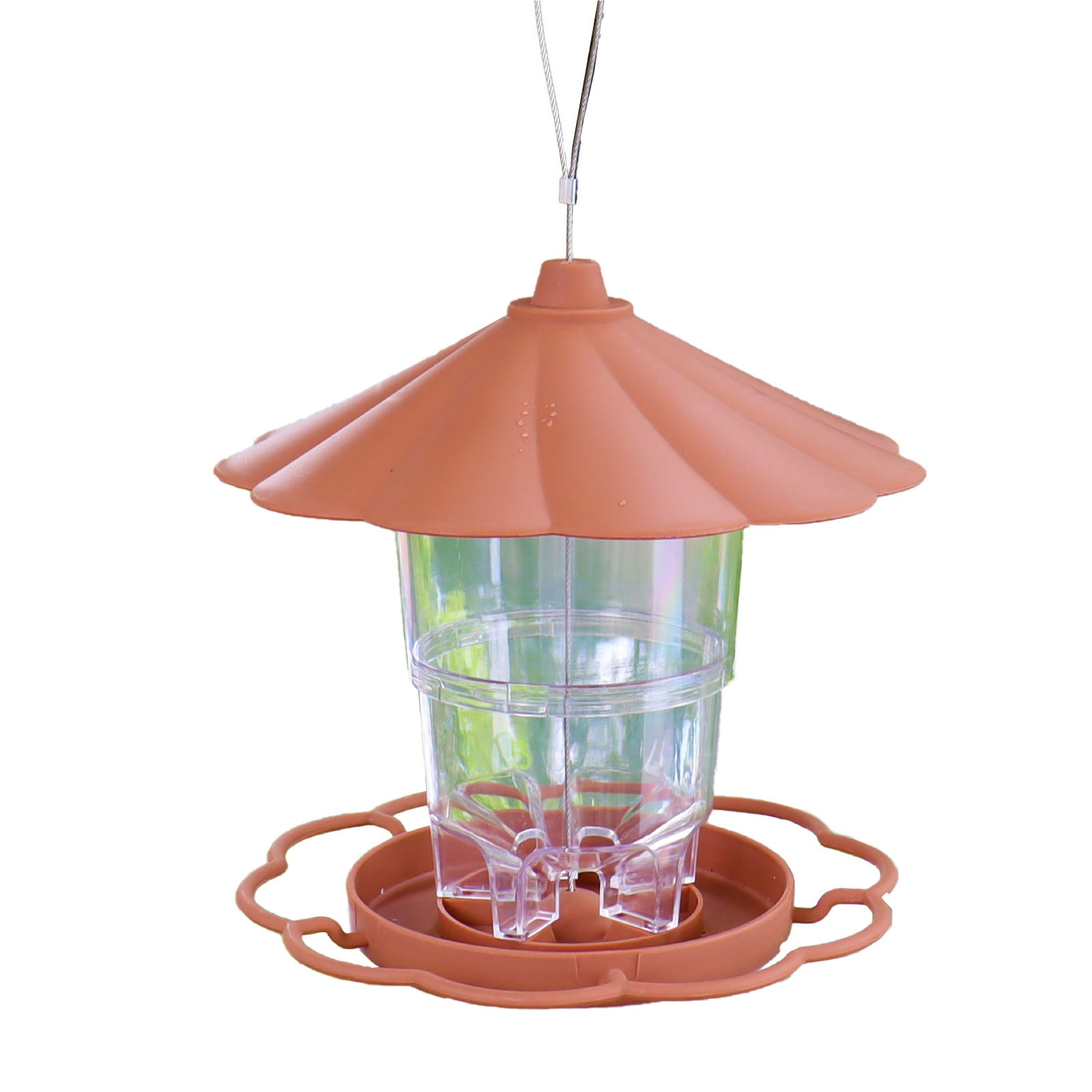 HBBKVI Bird Feeder, Retractable Plastic Hopper Bird Feeders for ...