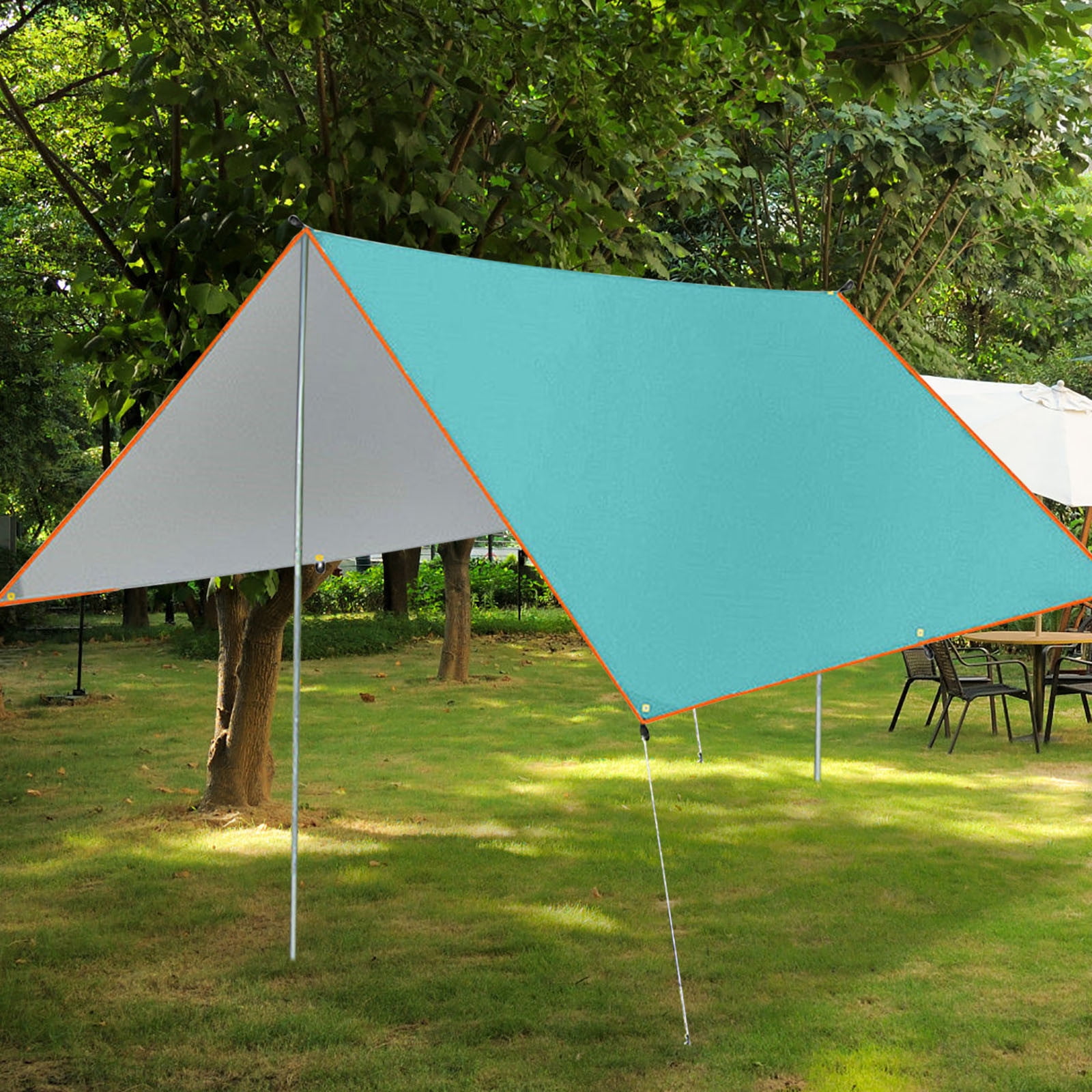 HBBKVI Canopy 118" × 157", Awning for Sun Protection Rain Resistance ...