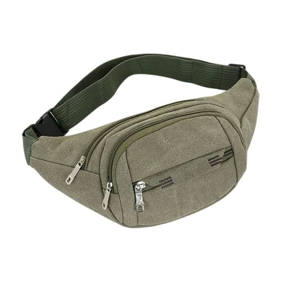 HBBKVI Canvas Waist Bag Chest Bag 13.4x6.3x2in Waist Bag Men's Chest ...