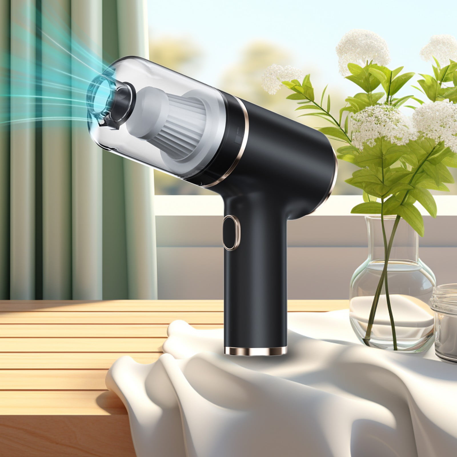 HBBKVI Car Vacuum Cleaner Multi Functional Powerful Blow Suction ...