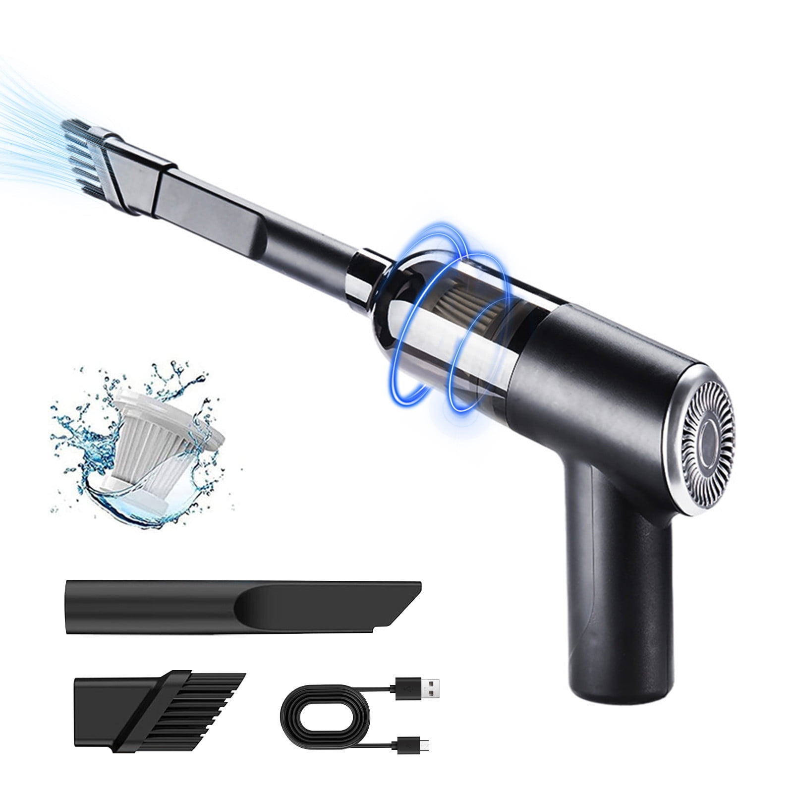 HBBKVI Car Vacuum with Powerful Suction Mini Vacuum for Crevices ...