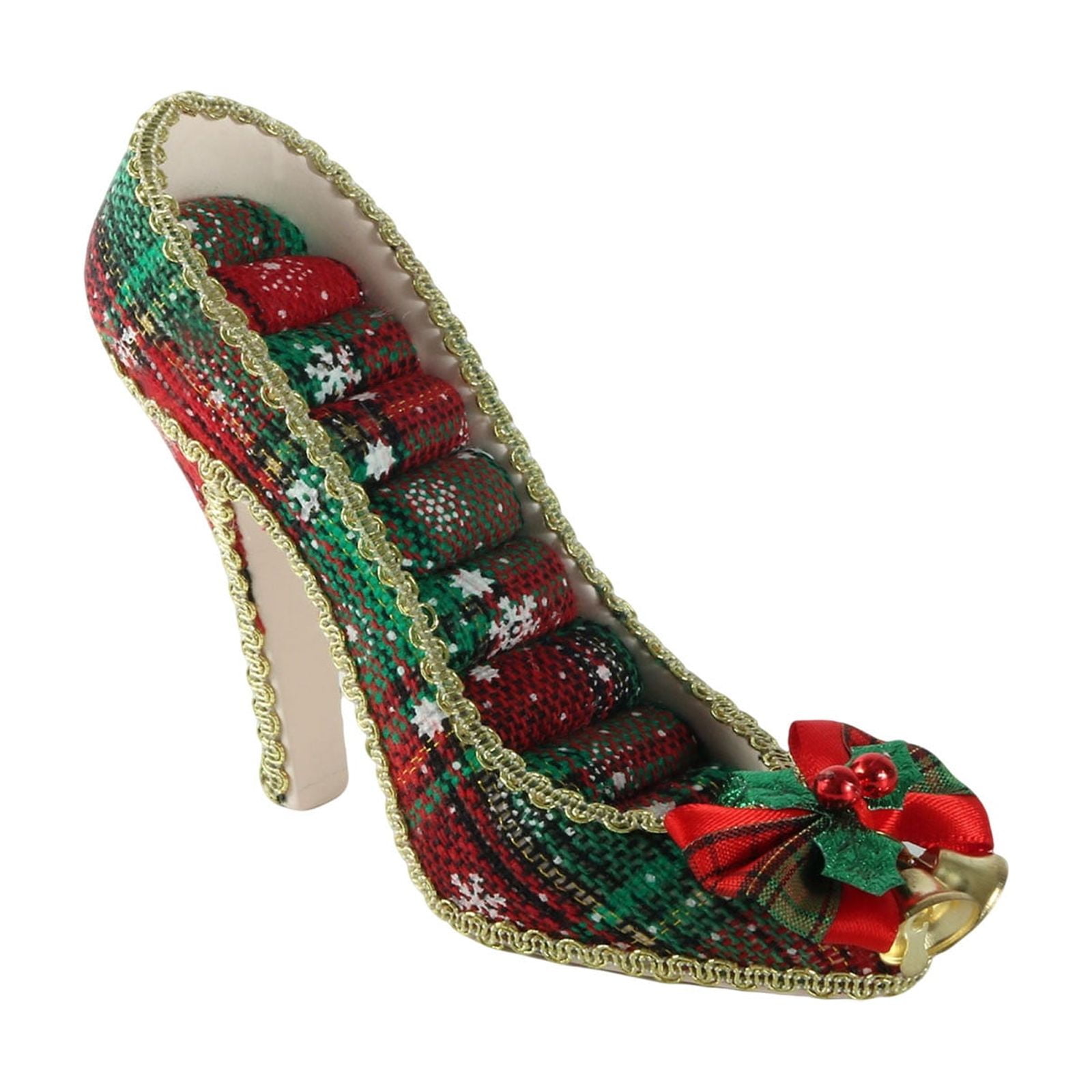 HBBKVI Christmas High Heel Jewelry Display Rack Christmas Resin Jewelry ...