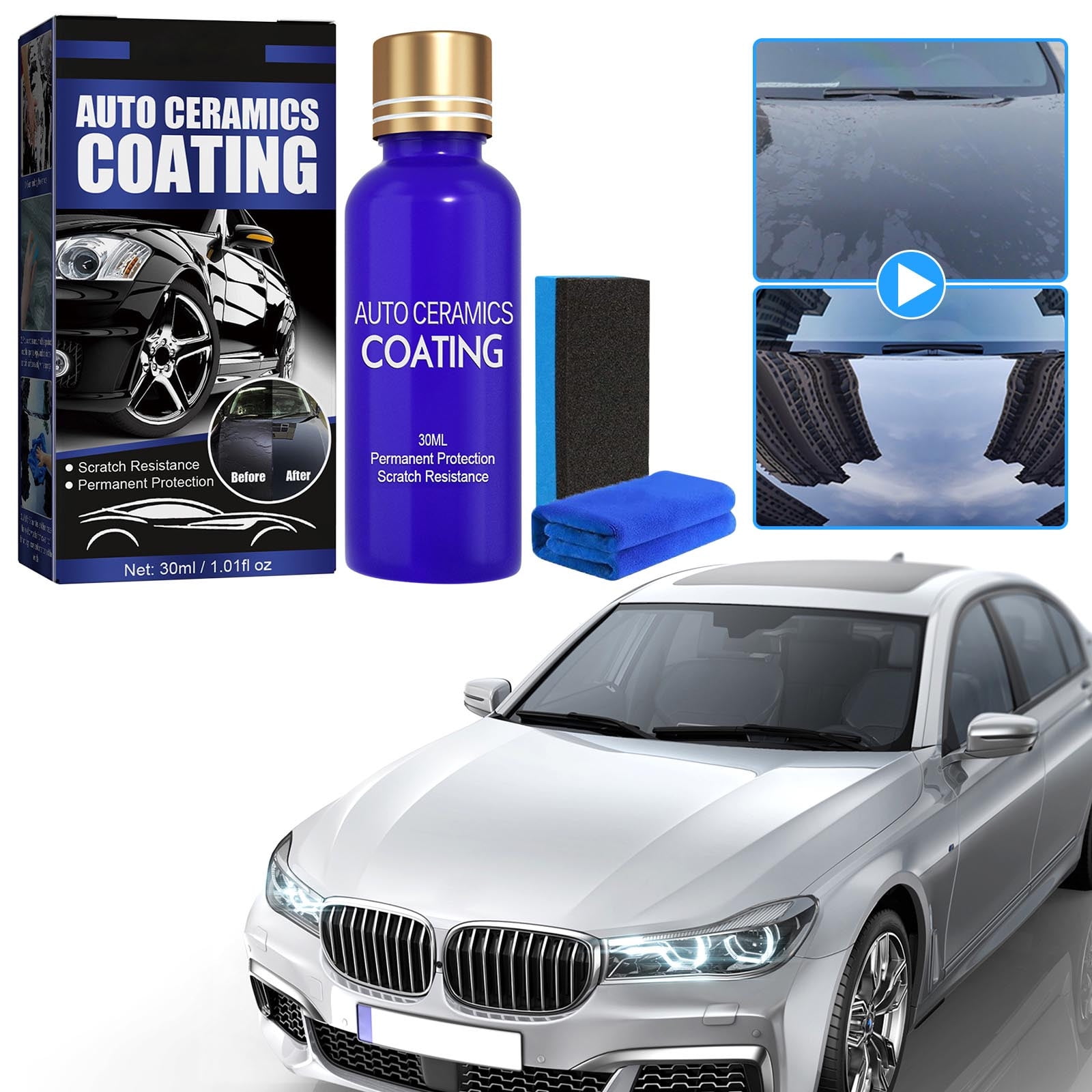 HBBKVI Cleaning Supplies Car Crystal Plating Liquid Car Crystal Coating ...