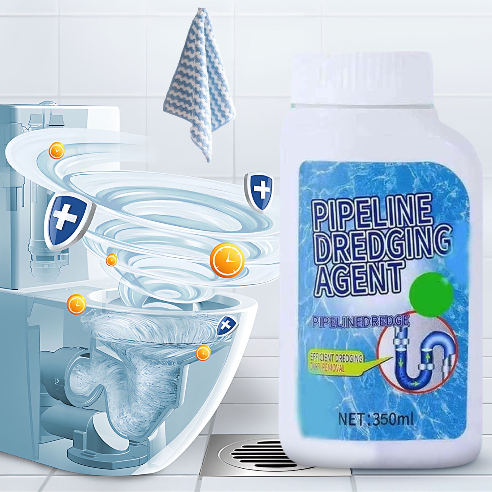 HBBKVI Cleaning Supplies DREDGING AGENT Cleaning of Kitchen with Unclogging Agent To Blockages ...