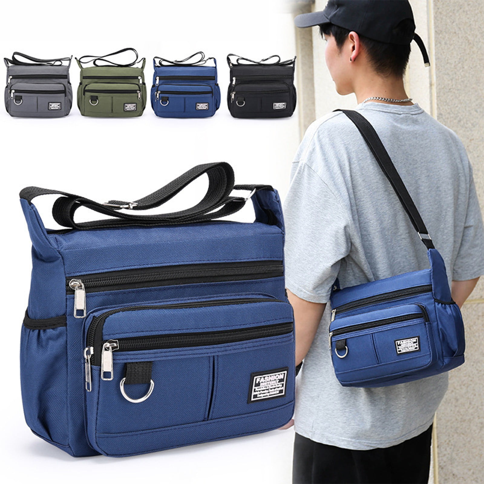 HBBKVI Large Capacity Crossbody Purse Adjustable Strap Shoulder Bag for ...