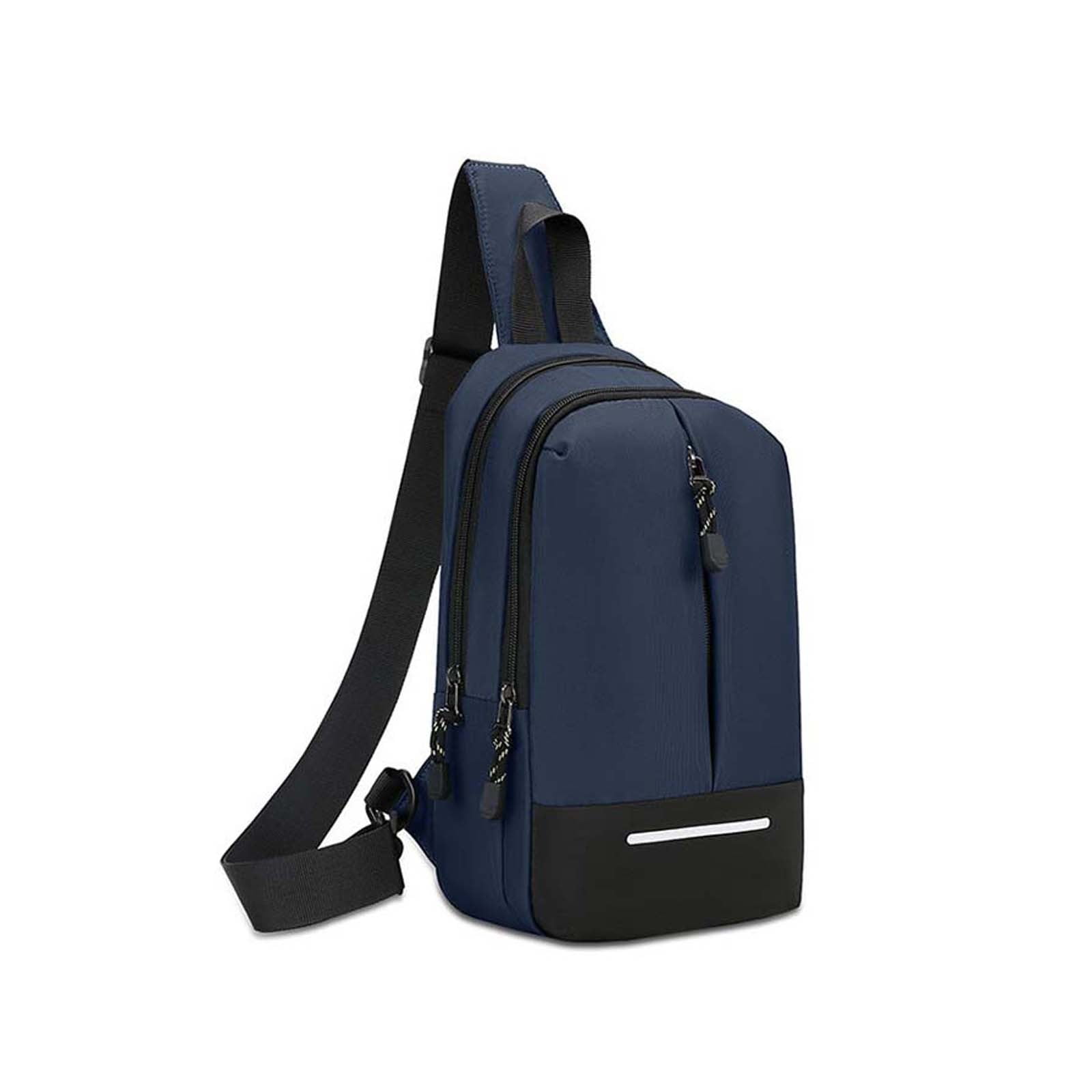 HBBKVI Crossbody Bag, Chest Bag Men's Business Theft Shoulder Bag ...