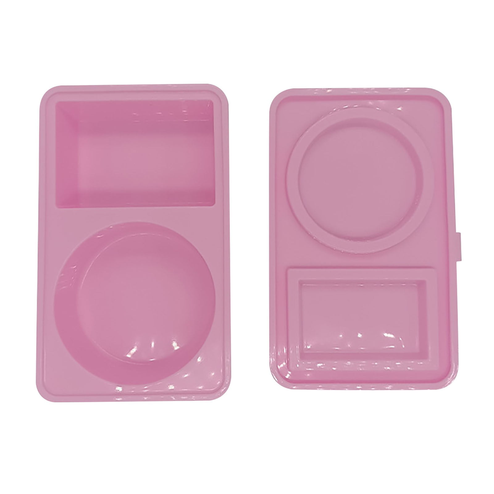 HBBKVI Double Compartment Snack Box with Lid for Camping and Picnics ...