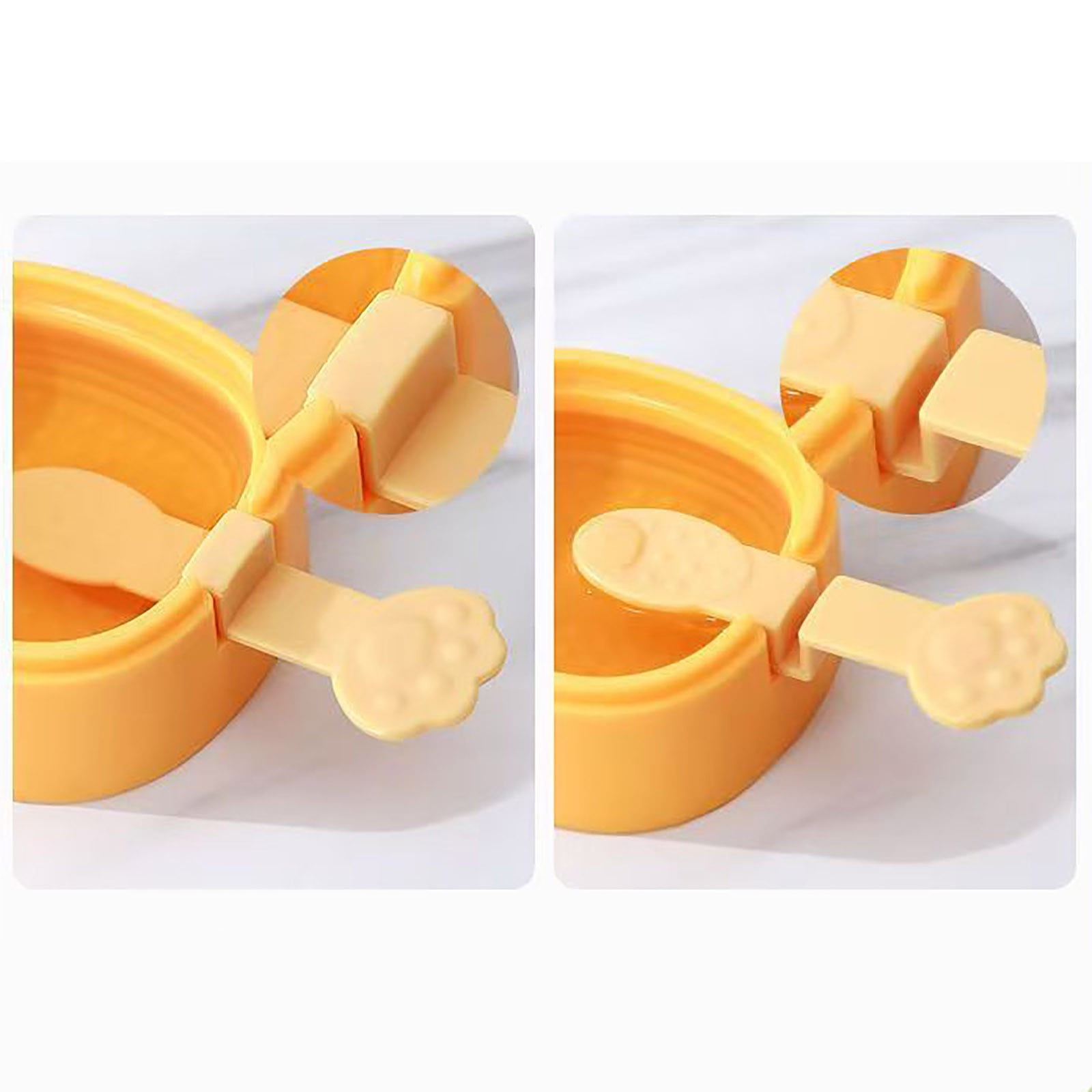 HBBKVI Easy-Release Ice Cube Molds with Lid, Silicone Ice Maker for ...