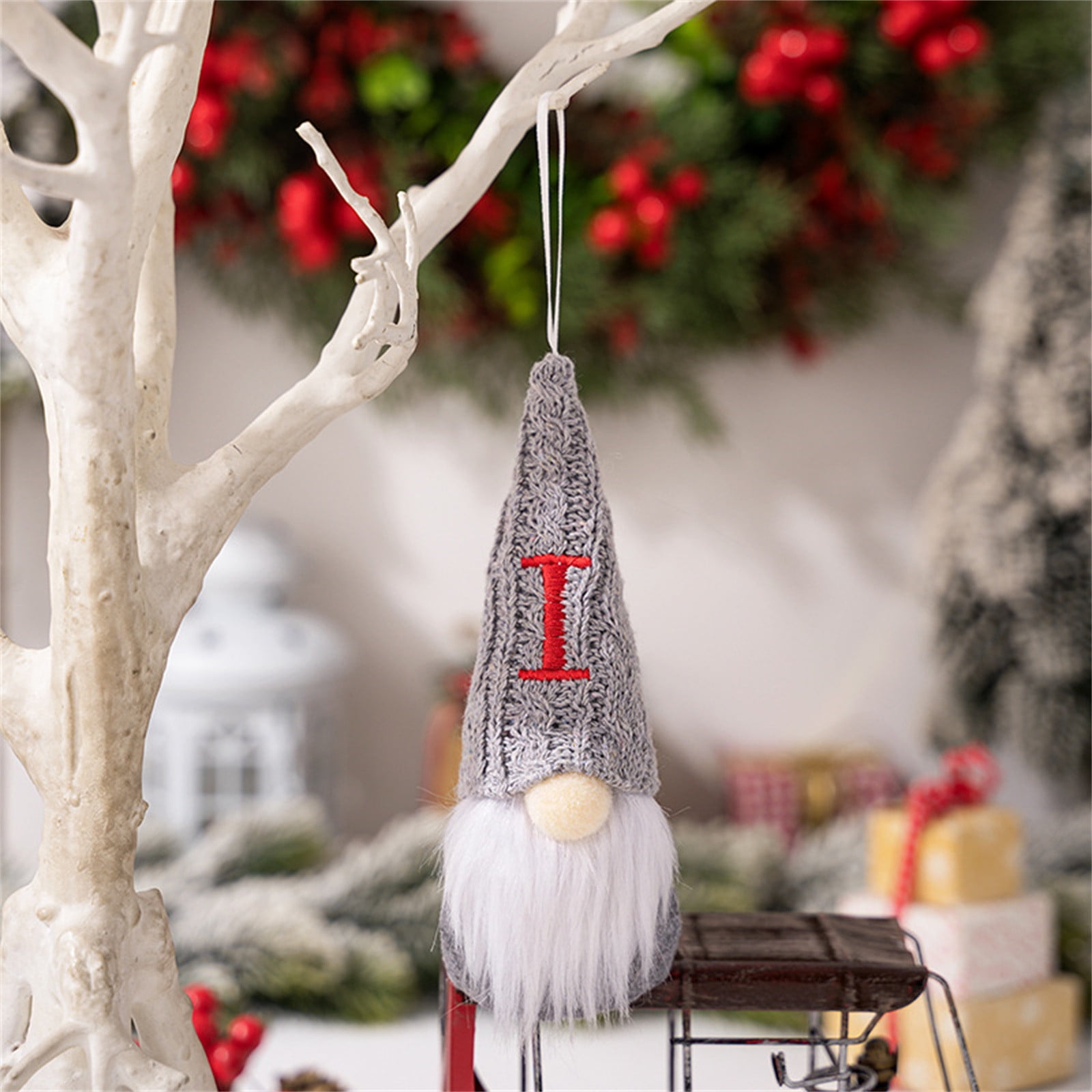 HBBKVI Faceless Dwarf Doll with Christmas Hat Christmas Hat Faceless ...