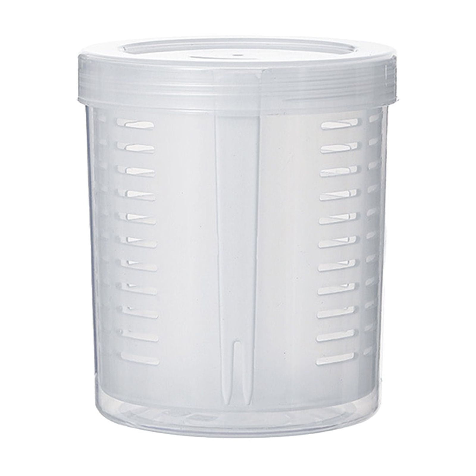 HBBKVI Food Storage Containers with Lids, Double-Layered Draining Box ...
