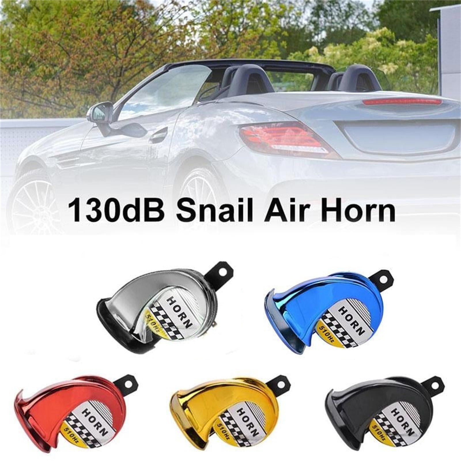 HBBKVI Gas Horn for 12V Truck Motorcycle High Pitched Car Snail Horn ...