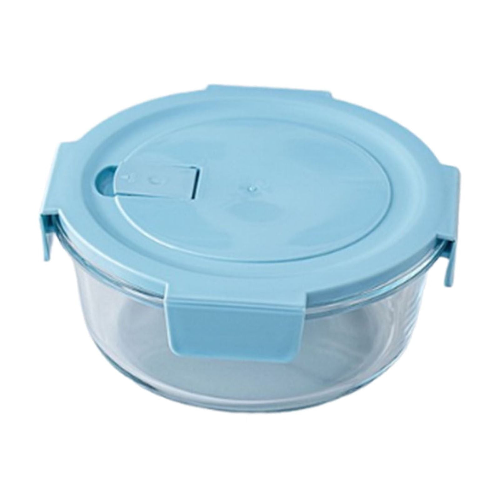 HBBKVI Glass Food Storage Containers with Lids 21oz, Round Food Storage ...