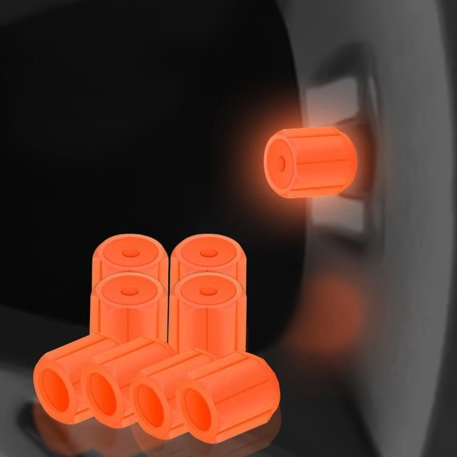 HBBKVI Glow in the Dark Car Tire Caps Set of 4, Luminous Waterproof ...