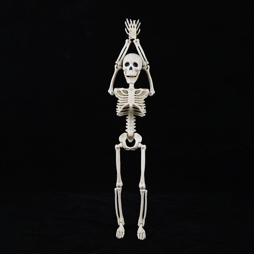 HBBKVI Halloween Decorations, Posable Halloween Skeleton Decorations ...