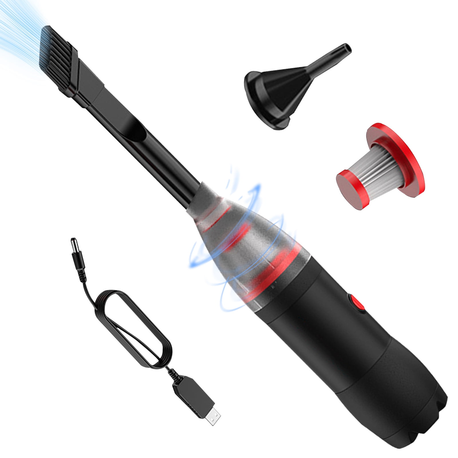 HBBKVI Handheld Car Vacuum Cleaner, Powerful Suction Small Car Vacuum ...