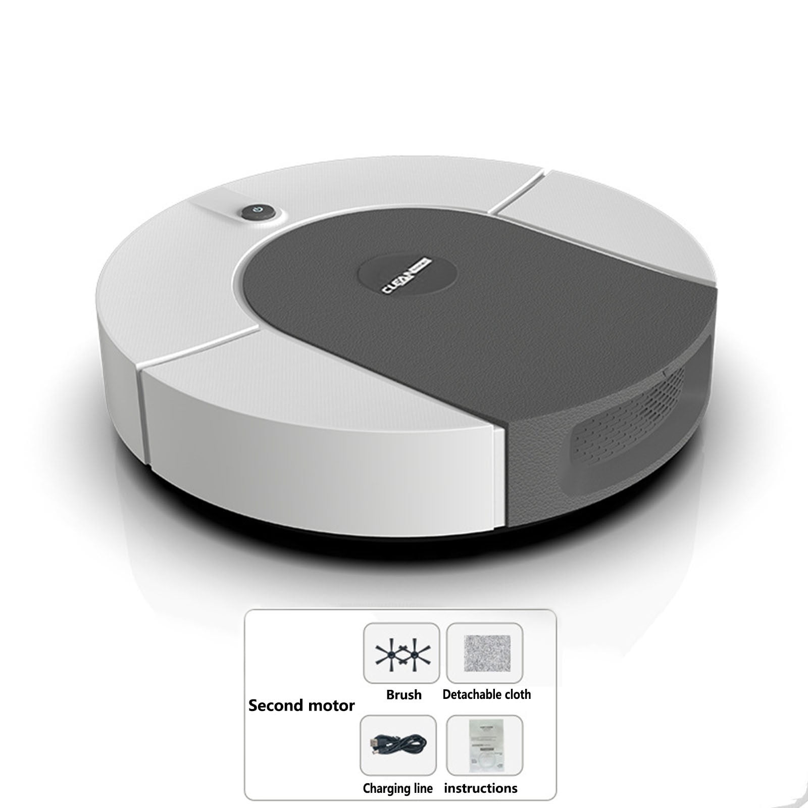 HBBKVI Intelligent 3-in-1 Sweeping Robot, 90min Battery, 4500Pa Suction - Walmart.com