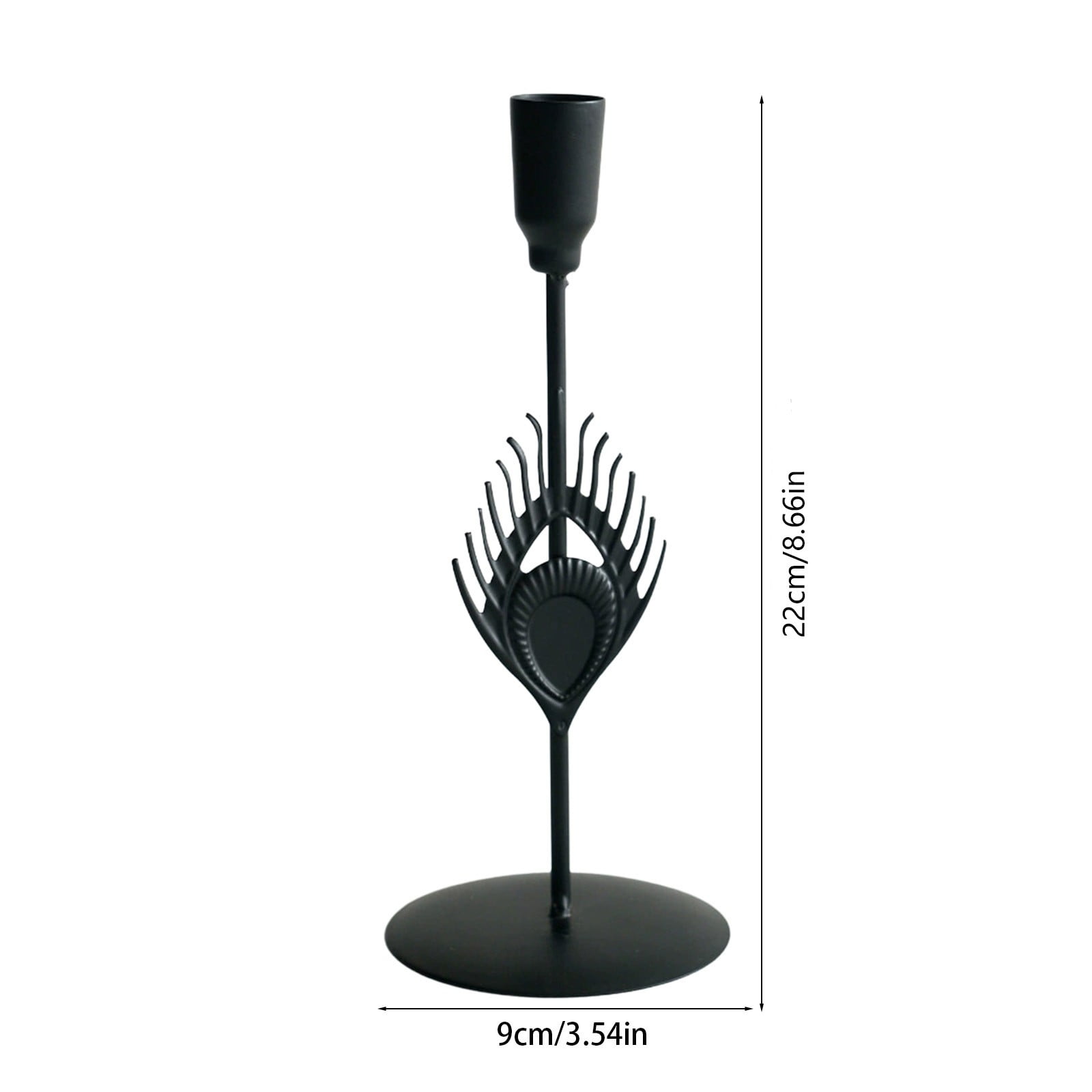 HBBKVI Iron Sunflower Candlestick Set of 3 Table Decor Scandinavian ...