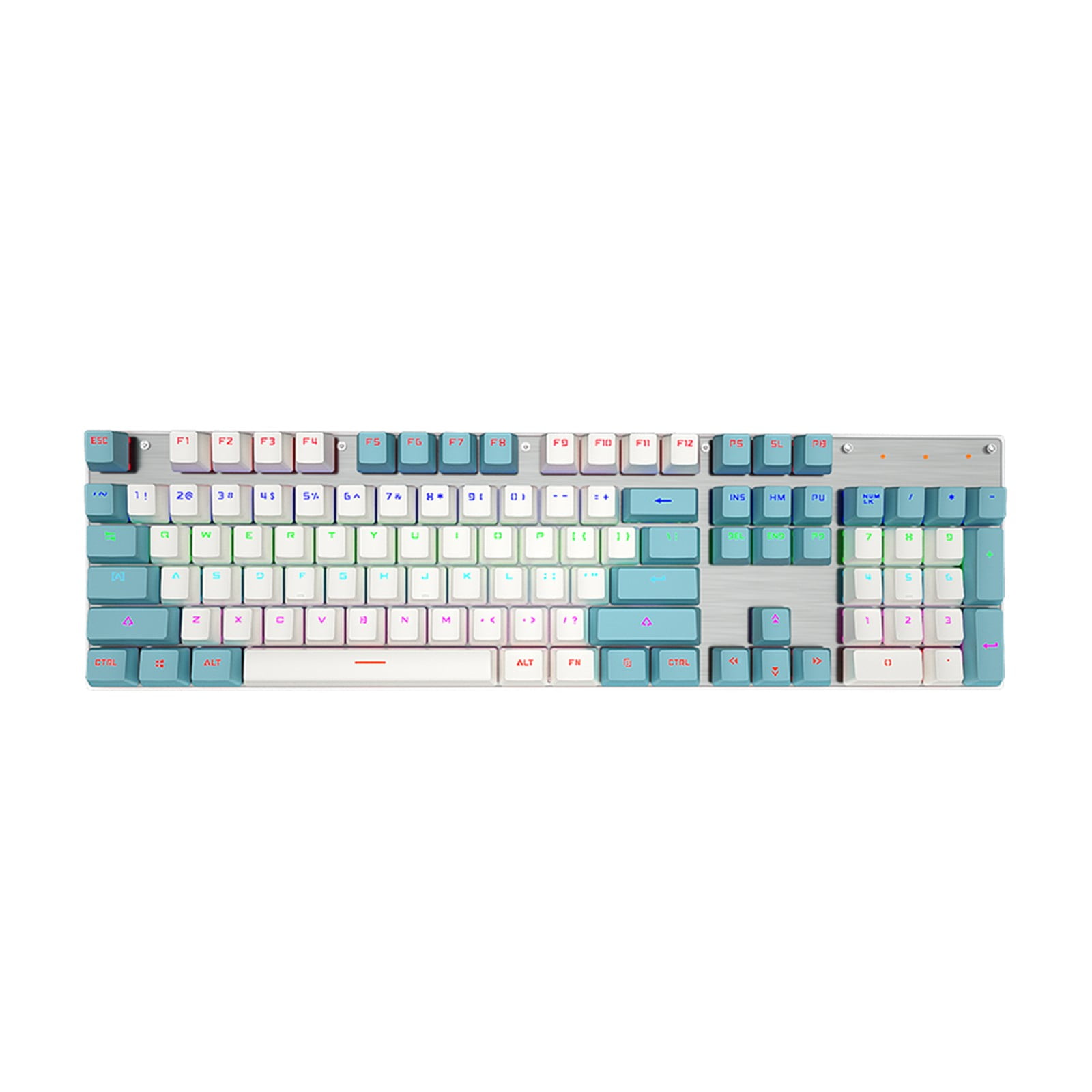 HBBKVI Keyboard, Mechanical Gaming Keyboard RGB LED Backlit Wired ...