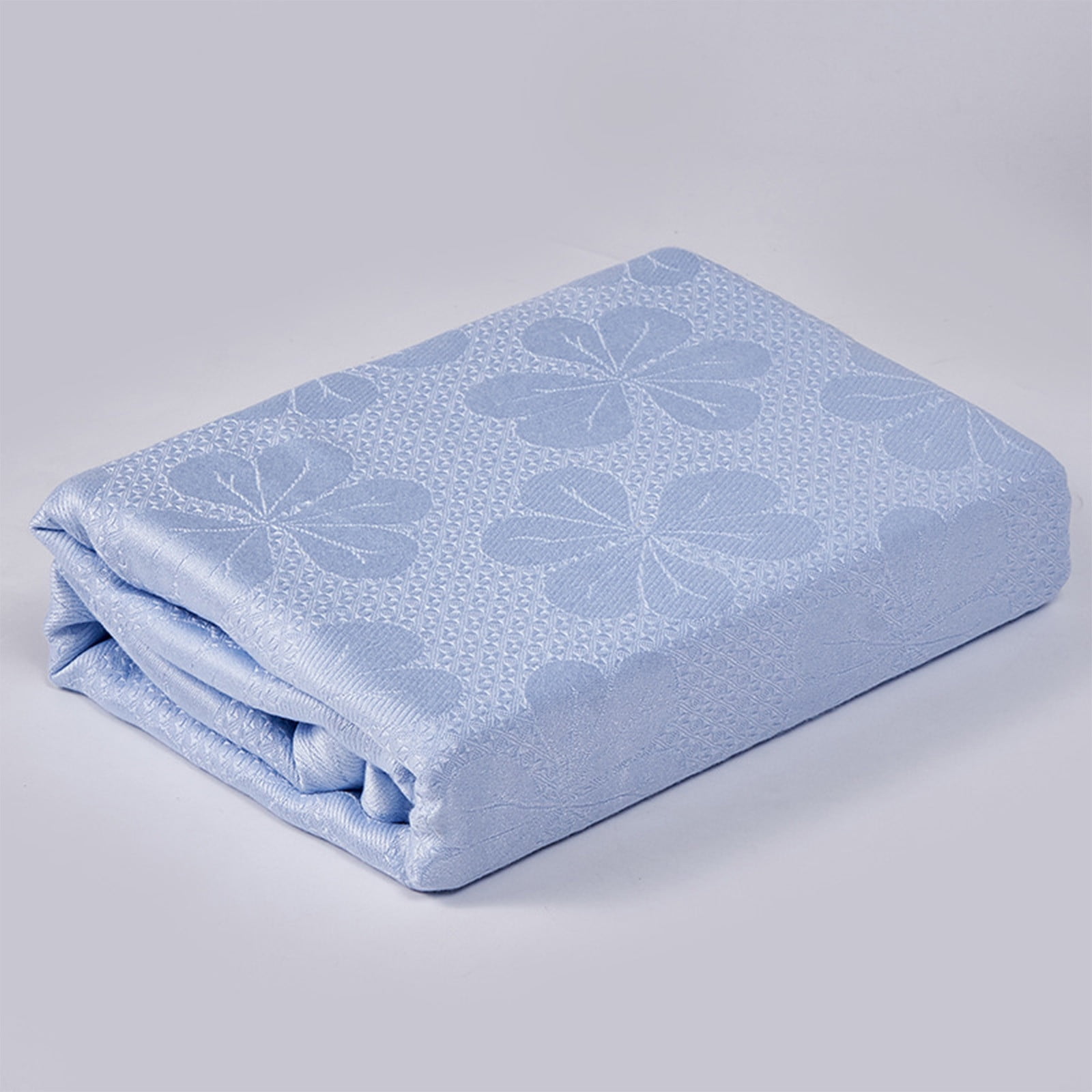 HBBKVI Luxury Silk Throw Blanket 35" × 39", Blue Throw Blanket for Sofa ...