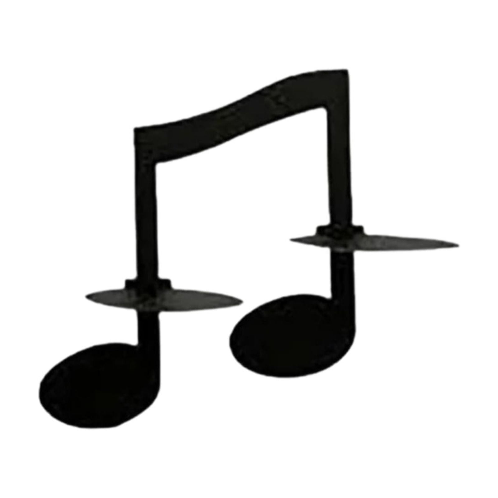 HBBKVI Musical Note Wall Mounted Iron Candle Holder Musical Note Candle ...