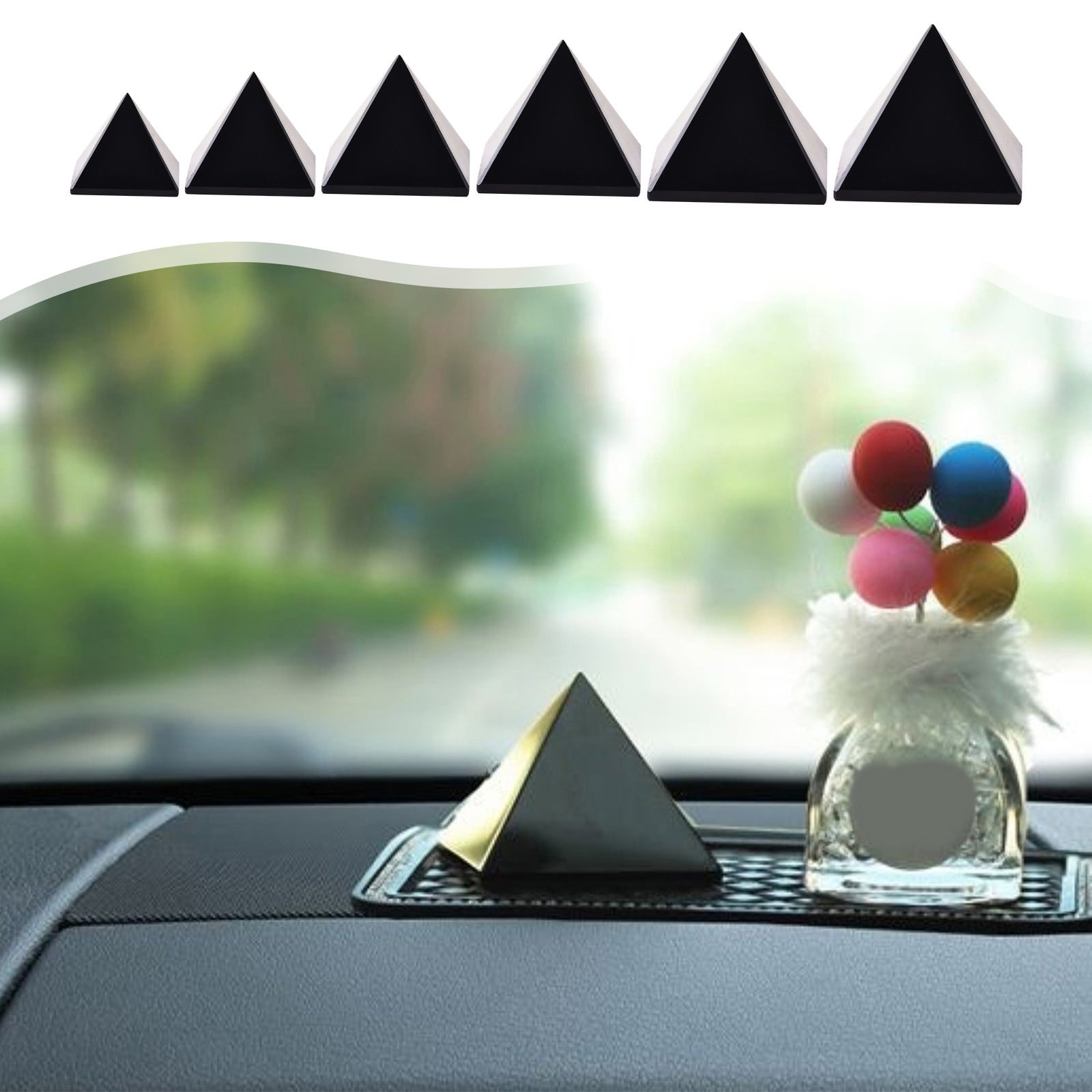 HBBKVI Natural Obsidians Pyramids Decoration Crystal Pagoda Home Office ...