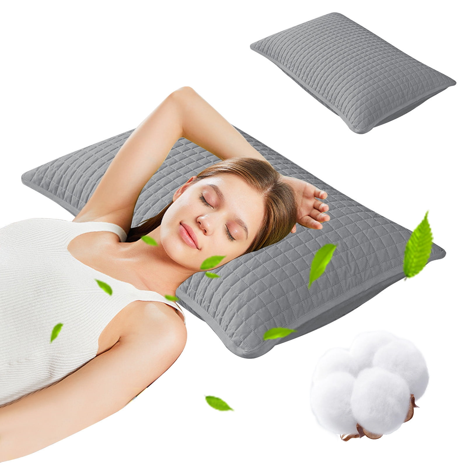 HBBKVI Pillow Protectors Pillow Protectors Standard Size Pillow ...