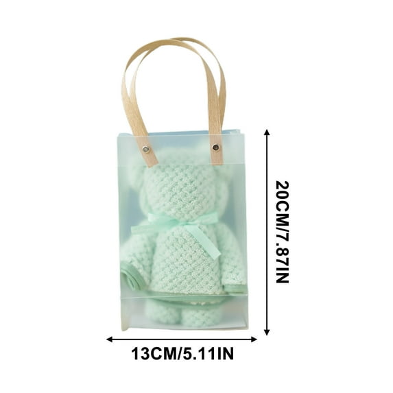 HBBKVI Pine Bear Towel Gift Set, High Density Fleece Bath Towel, Ins ...
