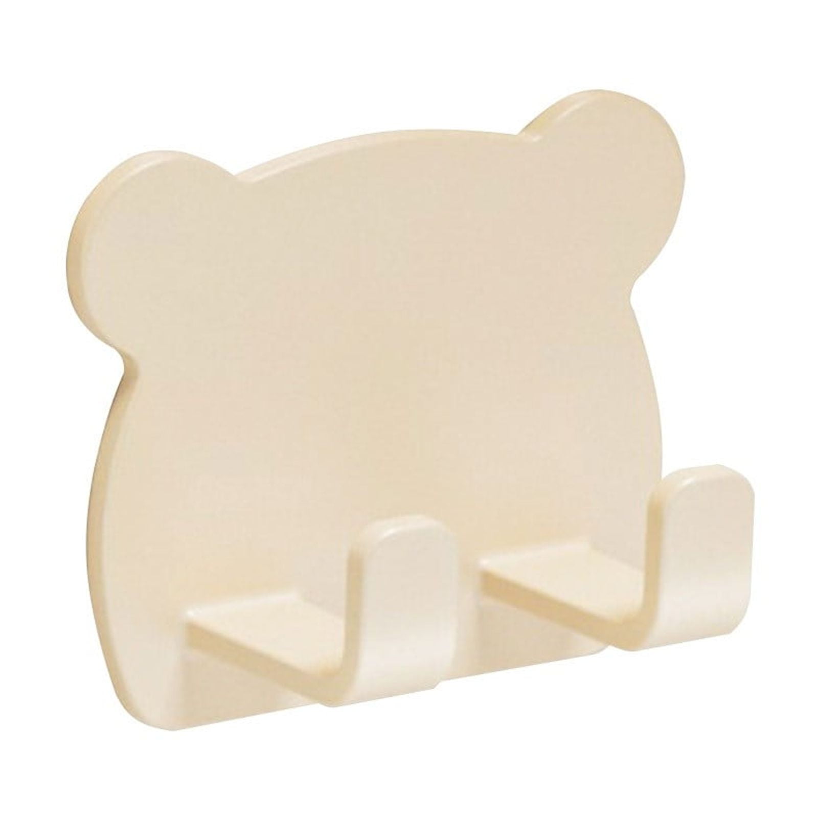 HBBKVI Plastic Adhesive Wall Hooks, Set of 2, 1.7x1.6x1.2in, No ...