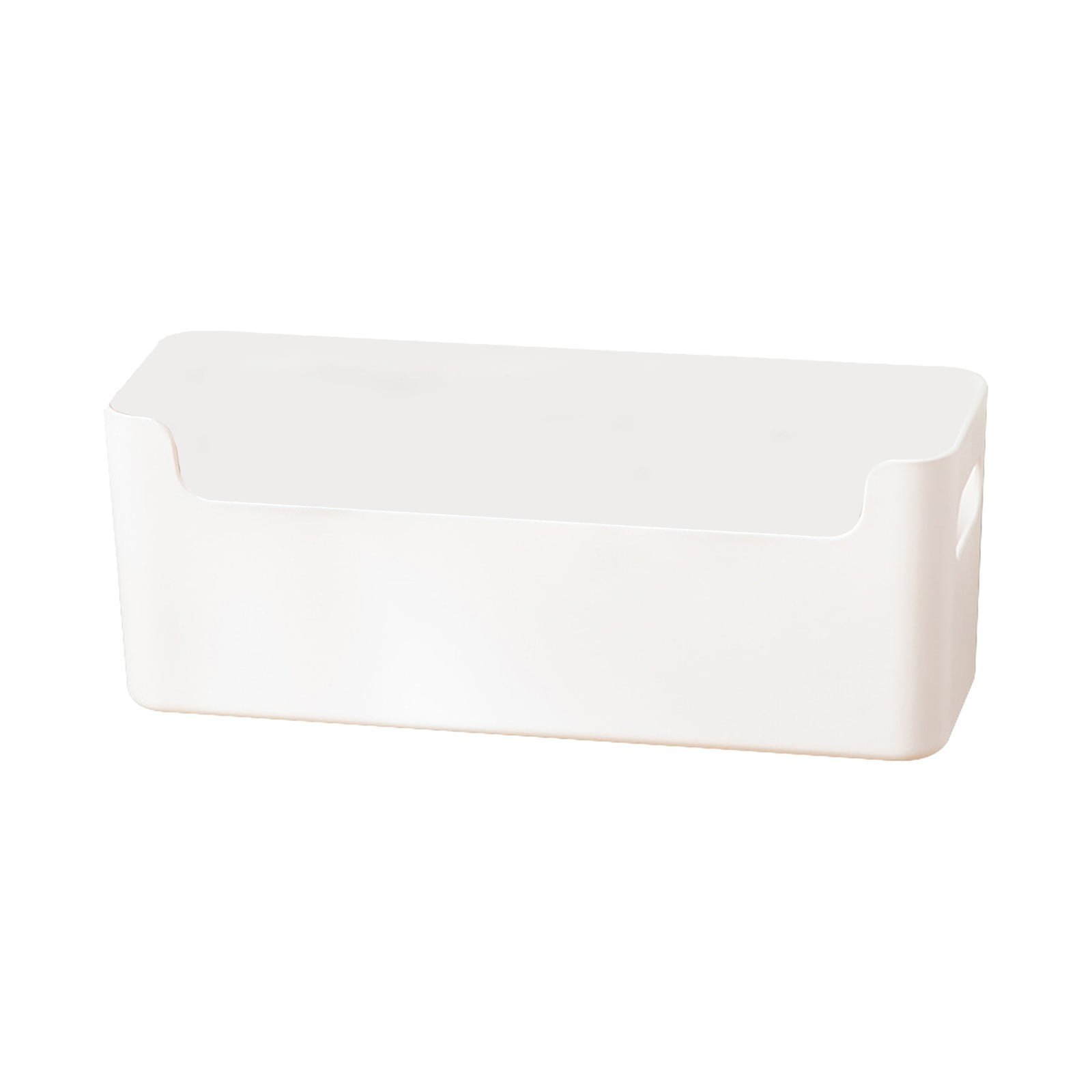 HBBKVI Plastic Wall Mounted Storage Box, 10x3.7x3.3in, Transparent, Non ...