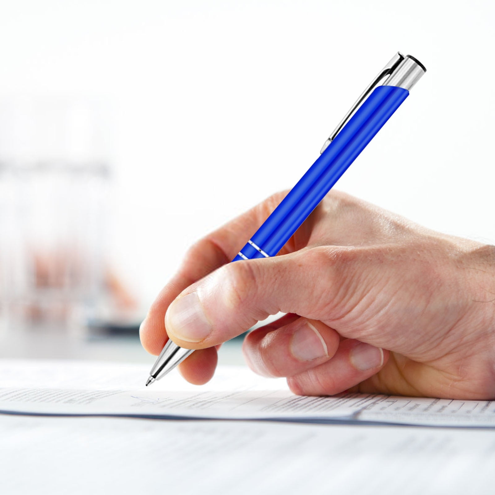 HBBKVI Portable Black Metal Telescopic Ballpoint Pen Suitable for ...