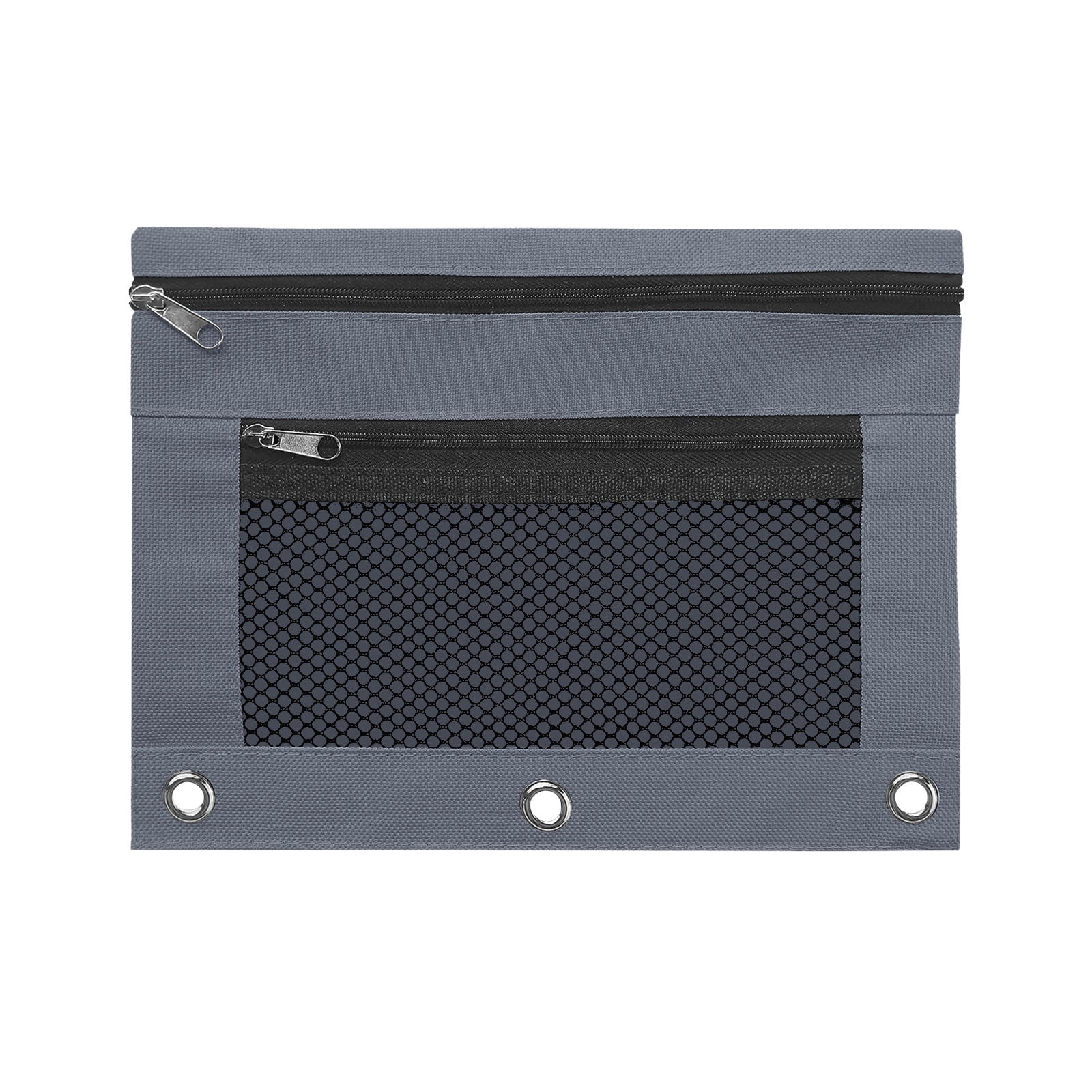 HBBKVI Set of 10 B5 Three-Hole Binder Zipper Pencil Bag 10pc Cloth ...